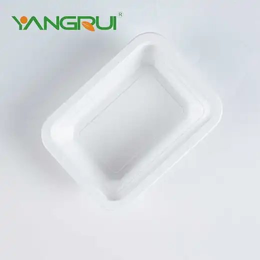 yangrui White Plastic Tray - thermoformed plastic trays and disposable ...
